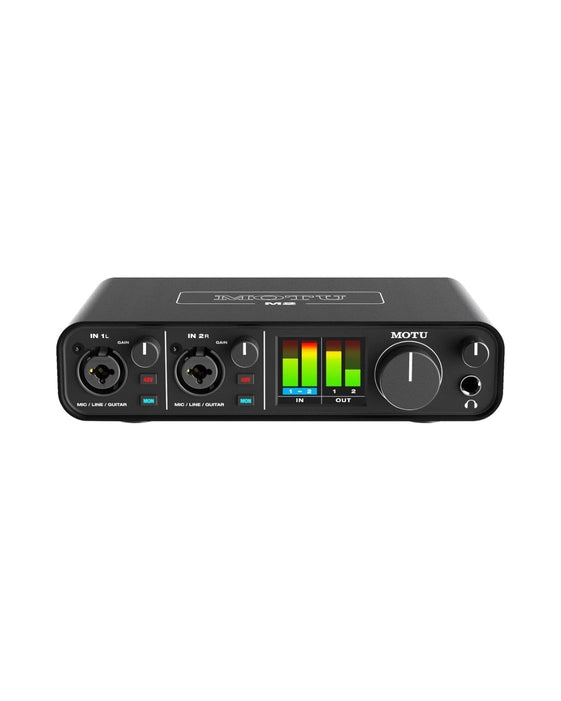 MOTU M2 2x2 USB-C Audio Interface with ESS Sabre32 DAC & Loopback – Buy ...