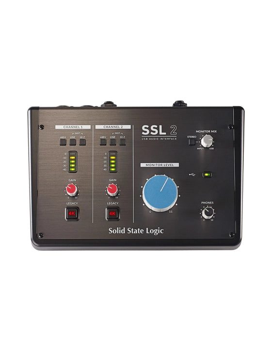 Solid State Logic SSL 2 Desktop 2x2 USB Type-C Audio Interface – Buy ...